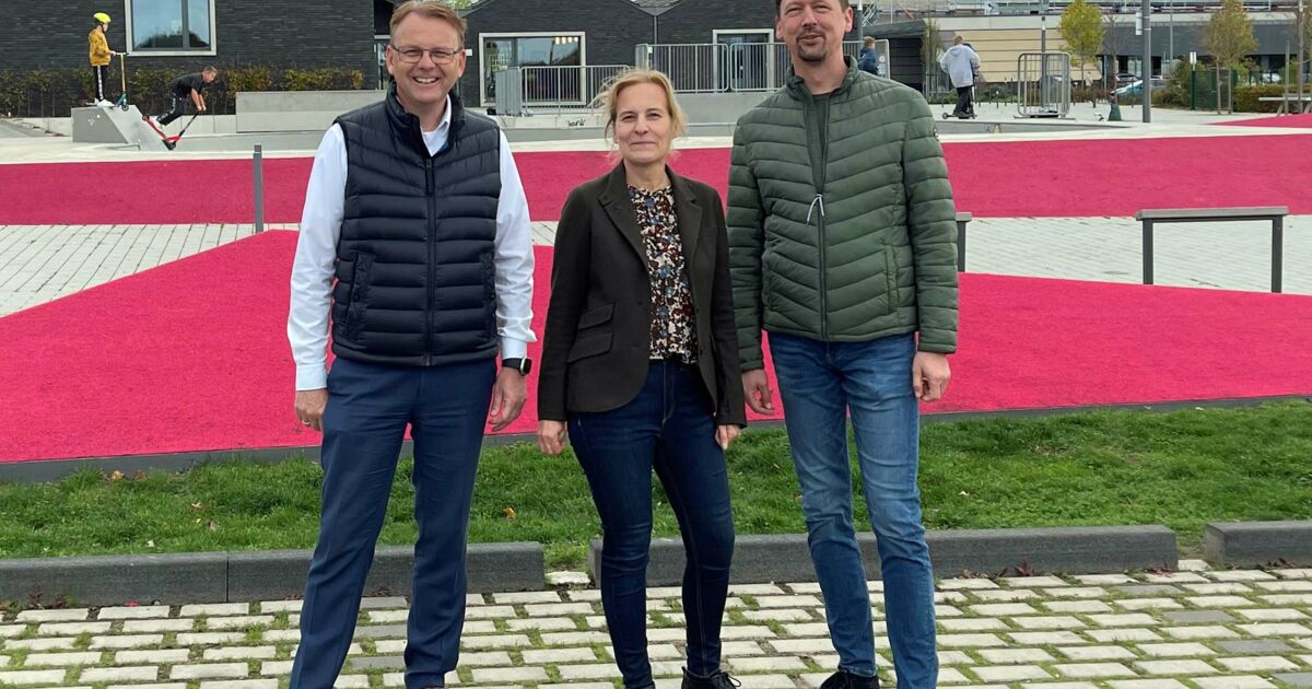 Bürgermeister zeigt LAFP-Leiterin die Stadt - Selm