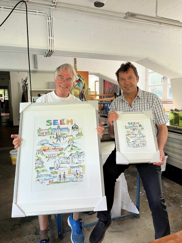 Selm-Poster von Alfred Gockel - Selm