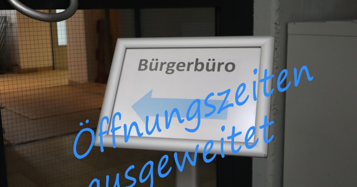 Bürgerbüro weitet die Öffnungszeiten aus - Selm
