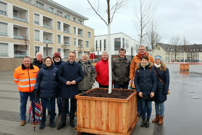 15 mobile Bäume für den Campus - Selm